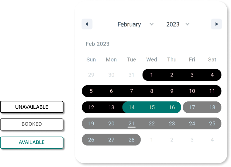 RECAL - Share your property availability calendars